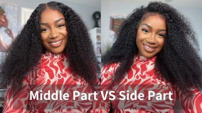 Middle Part vs Side Part, Which One To Choose? – KLAIYI